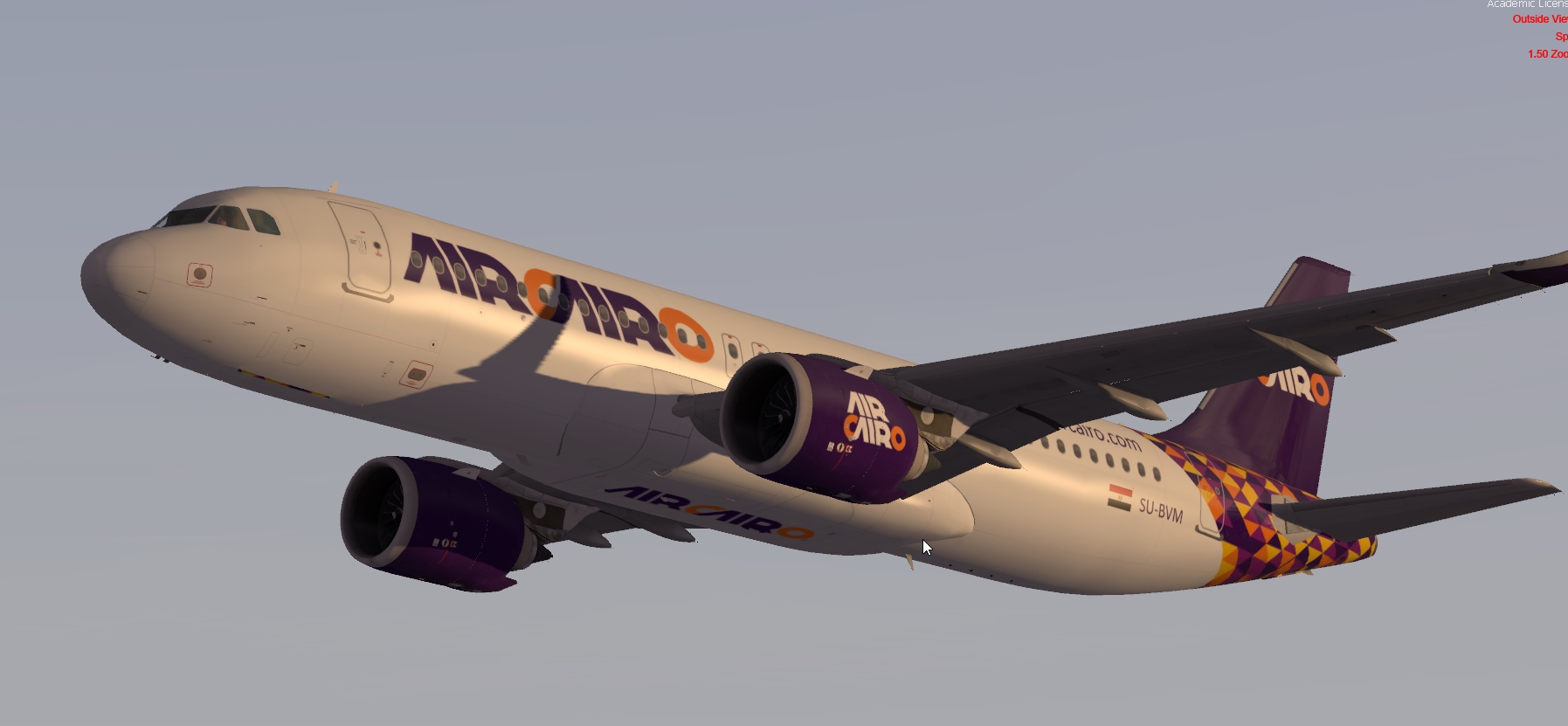 More images for FSX%2FP3D+Airbus+A320NEO+AirCairo+package.